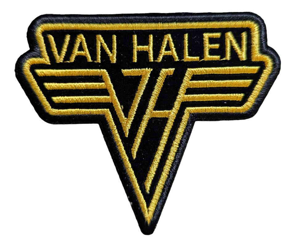 Van Halen Patches, Iron On Embroidered Band Patches, Van Halen Logo ...