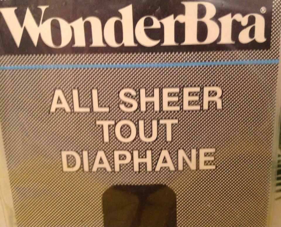Vintage Pantyhose Wonderbra ALL SHEER Charcoal size Tall B004C | eBay