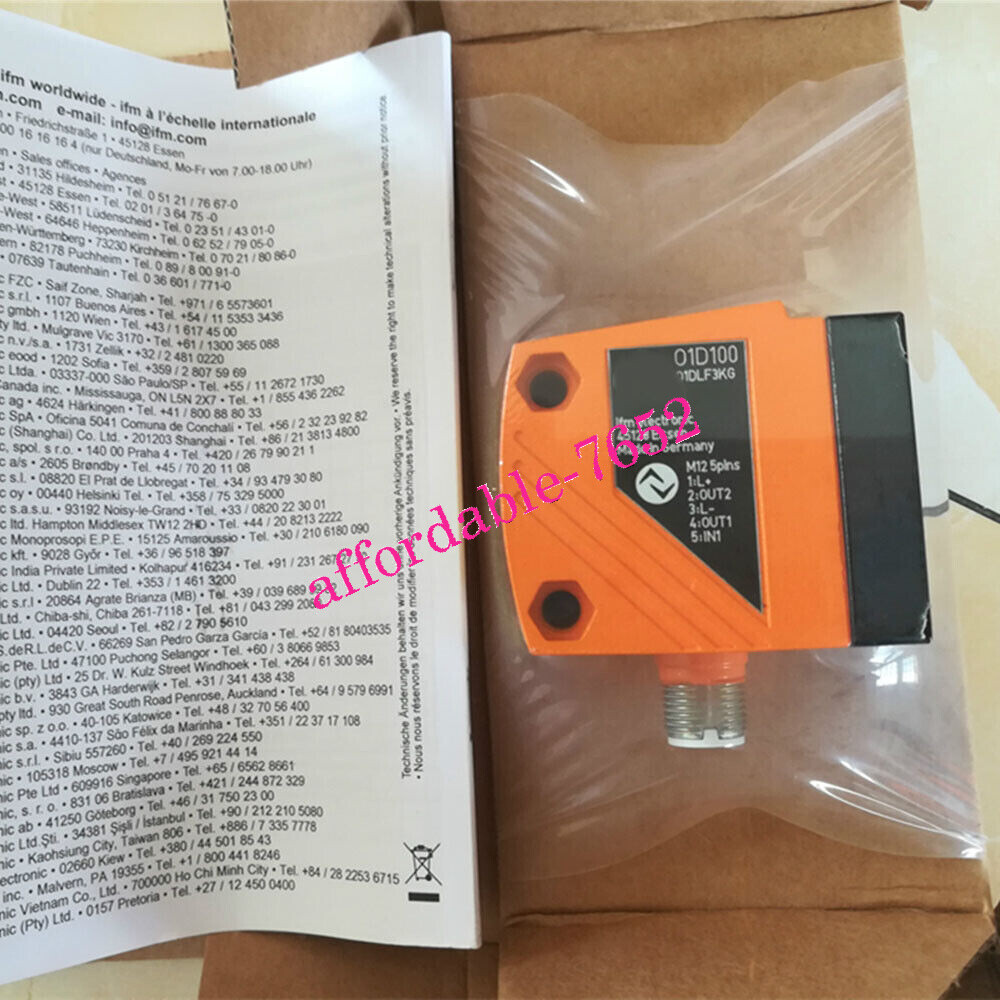 ifm+O1D100+Photoelectric+Distance+Sensor+-+O1DLF3KG for sale online | eBay