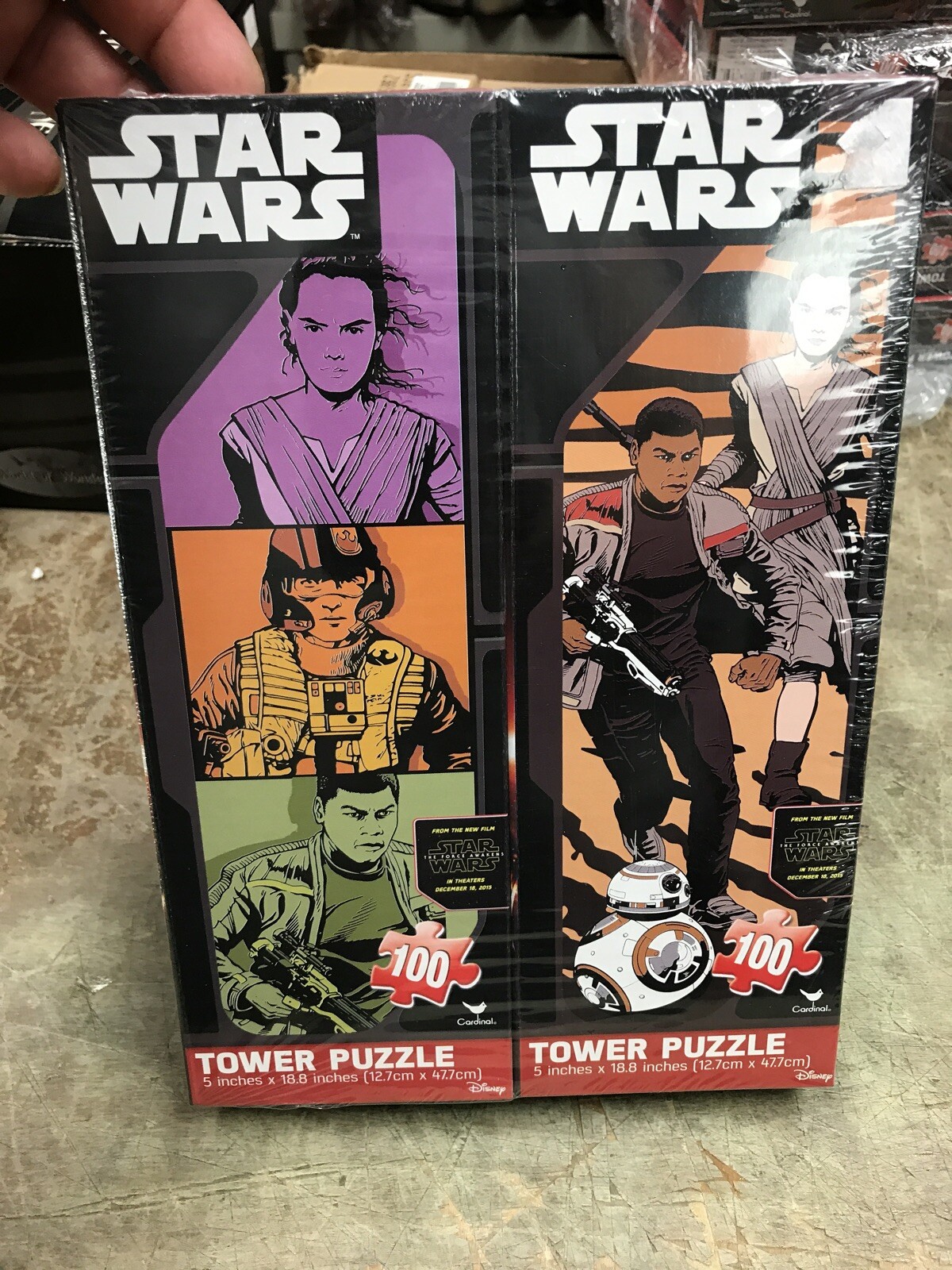 Disney Star Wars Tower Puzzle 100 piece The Force Awakens Lot Of 2 | eBay