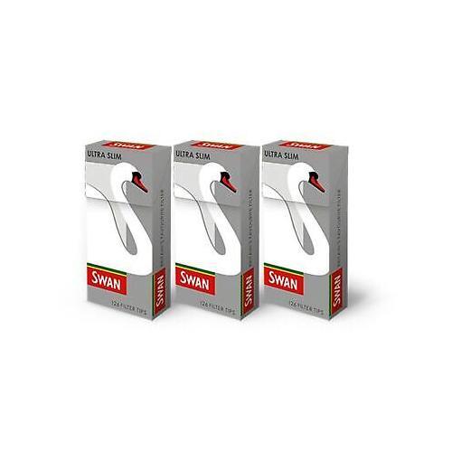 SWAN ULTRA SLIM Filter Tips Pre Cut Cigarette Tobacco Rolling Smoking ...