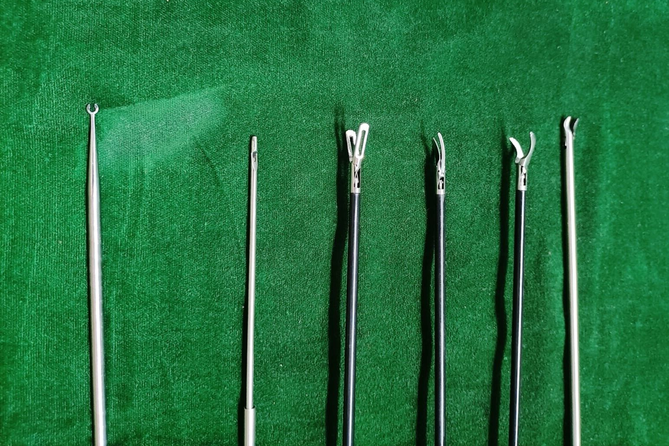 6pc Laparoscopic Endo-Trainer Basic Training Kit Reusable Surgical ...