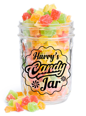 Customized Candy Jar Tags