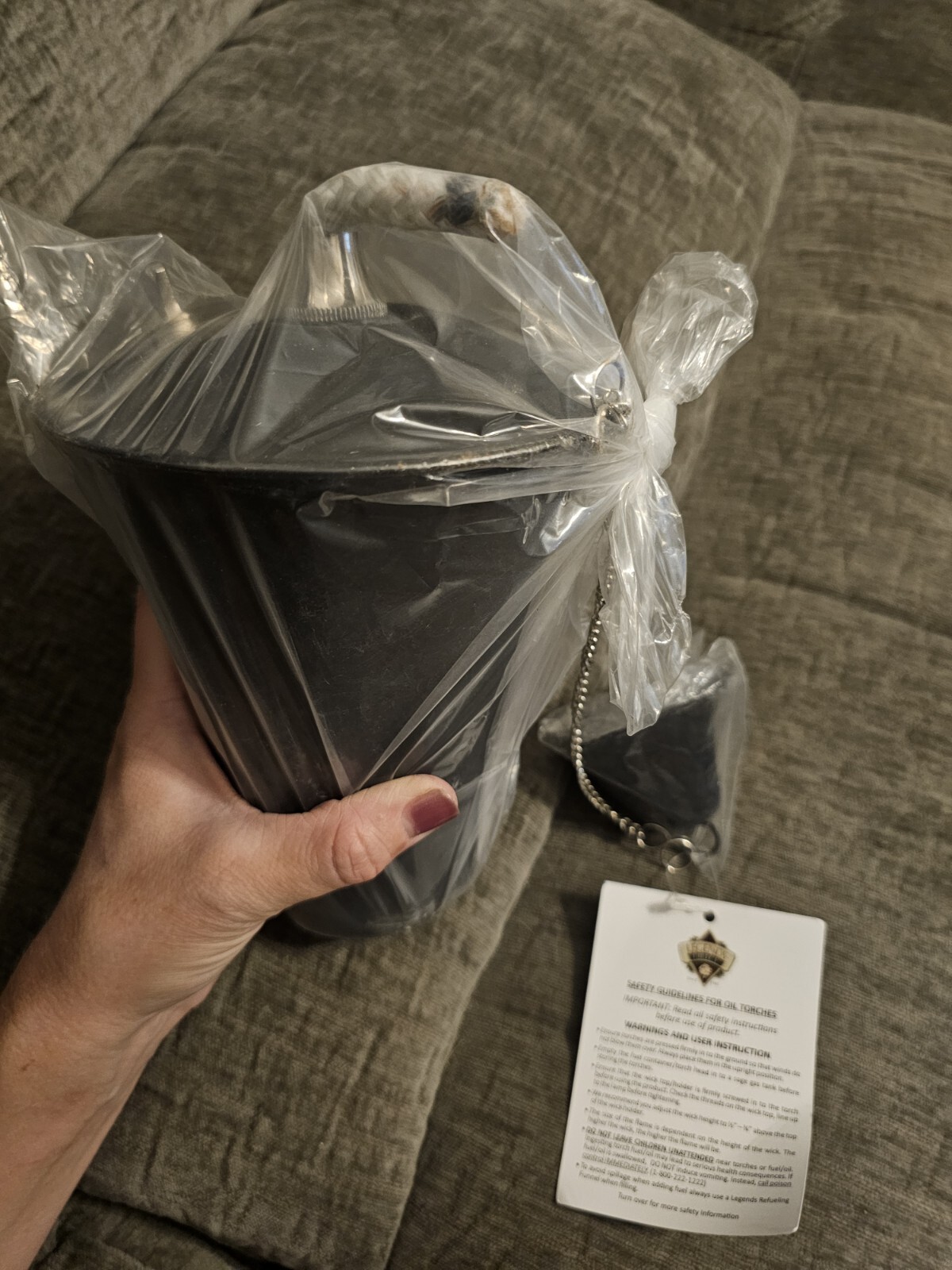 Kona Style Tiki Torch Smooth Black Finish LARGE metal TIKI Torch Set Of ...