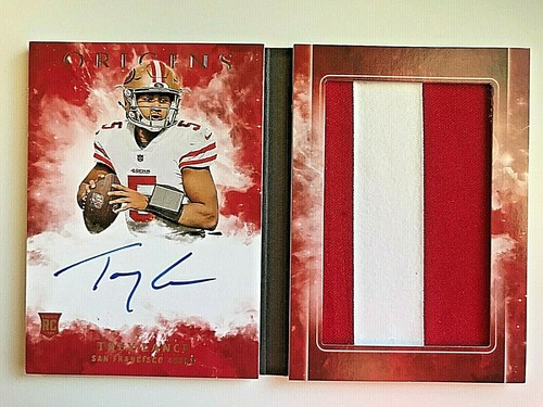 2021 Panini Origins - Rookie Booklet Patch Autographs Trey Lance #RBA ...