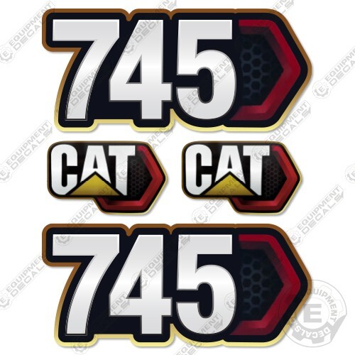 Fits Caterpillar 745 Next Gen Decal Kit Articulated Dump Truck 7 YEAR ...