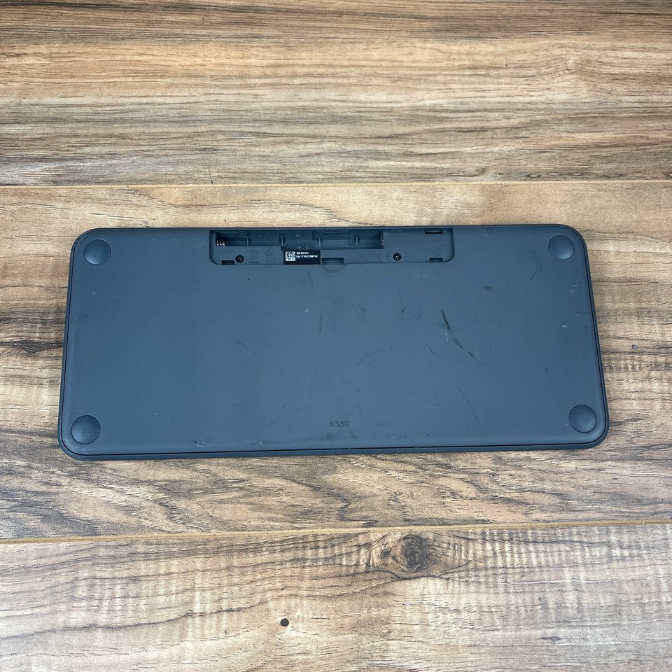 Logitech K380 Y-R0056 Gray Portable Multi-Device Bluetooth QWERTY ...