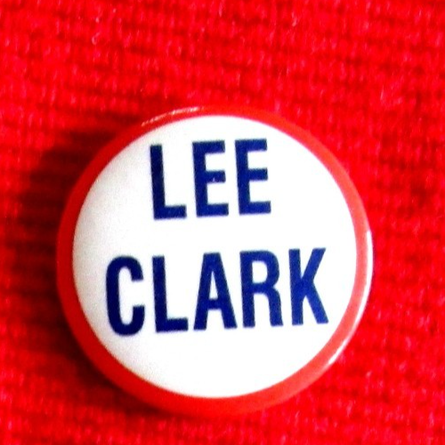 Lee Clark MP 1984 Progressive Conservative Election Campaign Pinback c ...