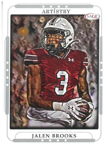 2023 SAGE Artistry Jalen Brooks South Carolina Gamecocks #60 | eBay