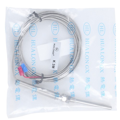 K Type 50x5mm 800C Probe Thermocouple Temperature Sensor Cable 9.8ft 31636 | eBay