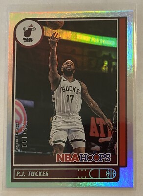 2021-22 NBA Hoops PJ TUCKER Hobby only SP Silver 138/199!! HEAT!! 🔥🔥 | eBay