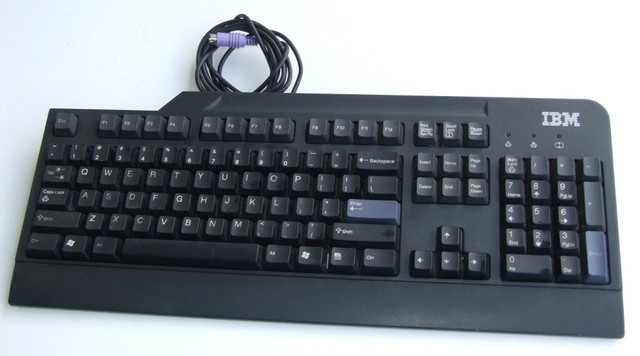 IBM Black Windows Keyboard Aptiva PC Era With Ps/2 Connection for sale ...