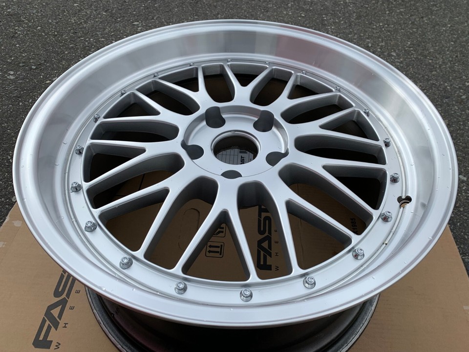 PAIR of BMW Front/Rear 19X8.5/9.5 BBS LM replica rims in showroom ...