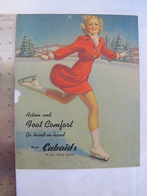 1940s Pin Up Print Ads Advertising Cuboids In Your Shoes Sexy Inocent ...