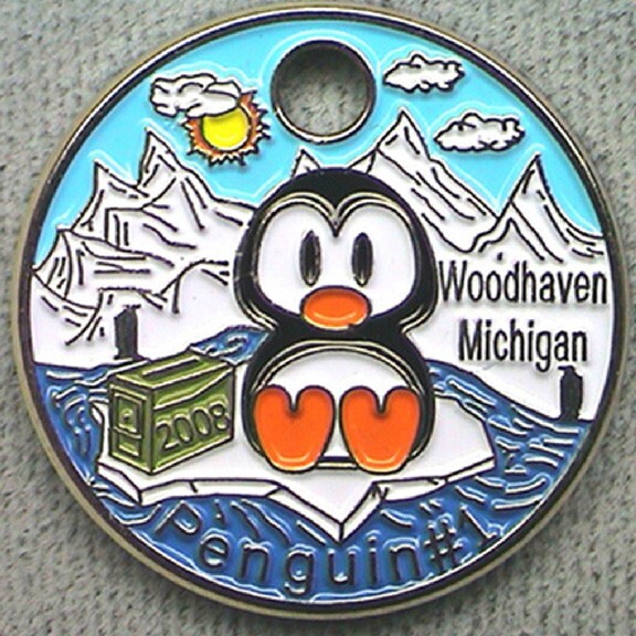 (RETIRED) Penguin #1 2008 Pathtag GEOCACHING Pathtags Geocoin # 7581 | eBay