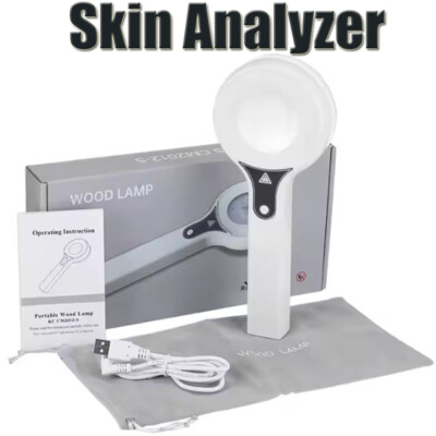 Portable Skin Magnifying Analyzer Wood Lamp Beauty Testing Facial Care ...