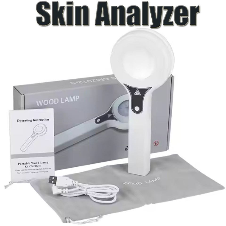 Woods Lamp Skin Analyzer For Skin UV Magnifying For Beauty Facial ...