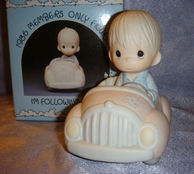PM862 Precious Moments Figurine I'm Following Jesus | eBay