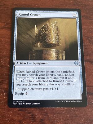 Runed Crown 245/285 Kaldheim MTG Magic the Gathering B9088* | eBay