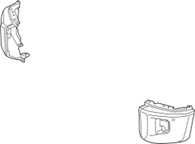 52113-0C040 Toyota Extension, front bumper, lh 521130C040, New Genuine ...