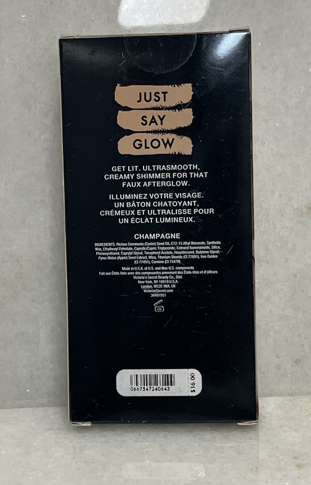 2 Victoria Secret Just Say Glow Highlighter Stick - Champagne - 0.43oz ...