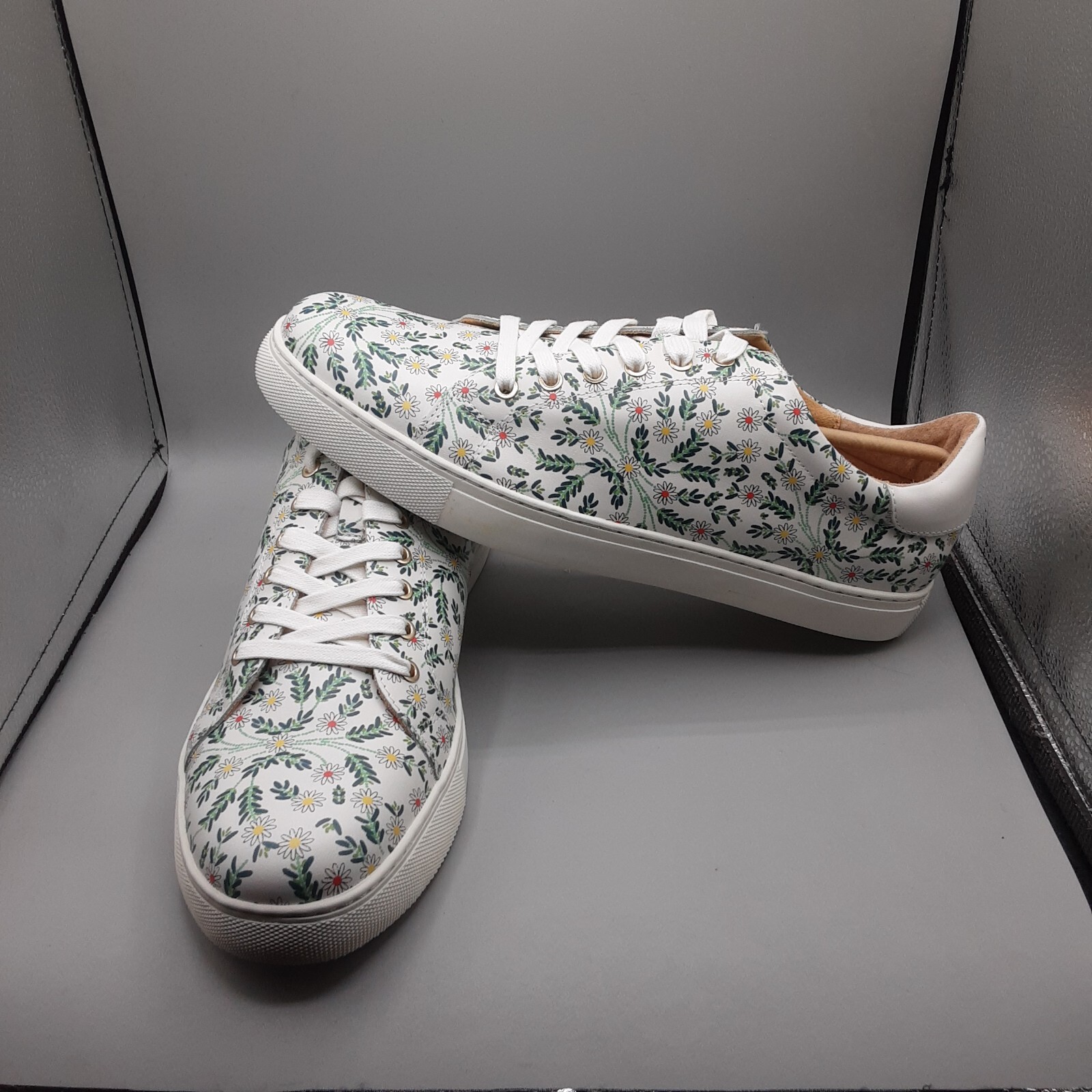 Jack Rogers Rory Daisy Sneakers Women's 11M White | eBay