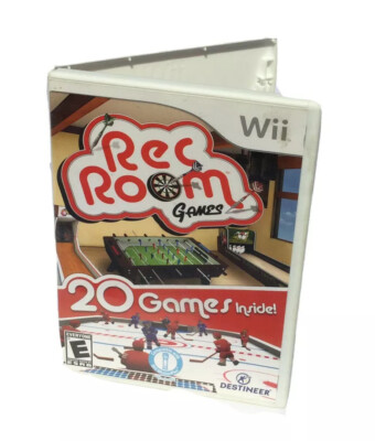 Nintendo Wii 2009 Rec Room Games With Case & Manual -Tested ...