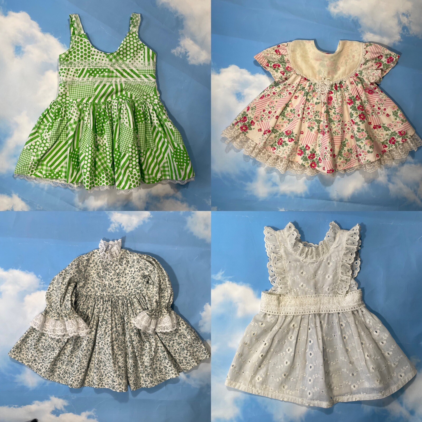 vintage 60s 70s 80s 90s cottage core baby toddler Pra… - Gem