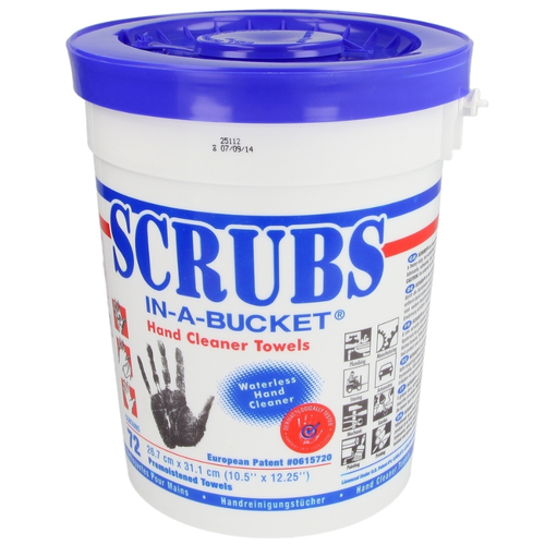 SCRUBS Handreinigungstücher Reinigungstücher Eimer mit 72 Tüchern | eBay