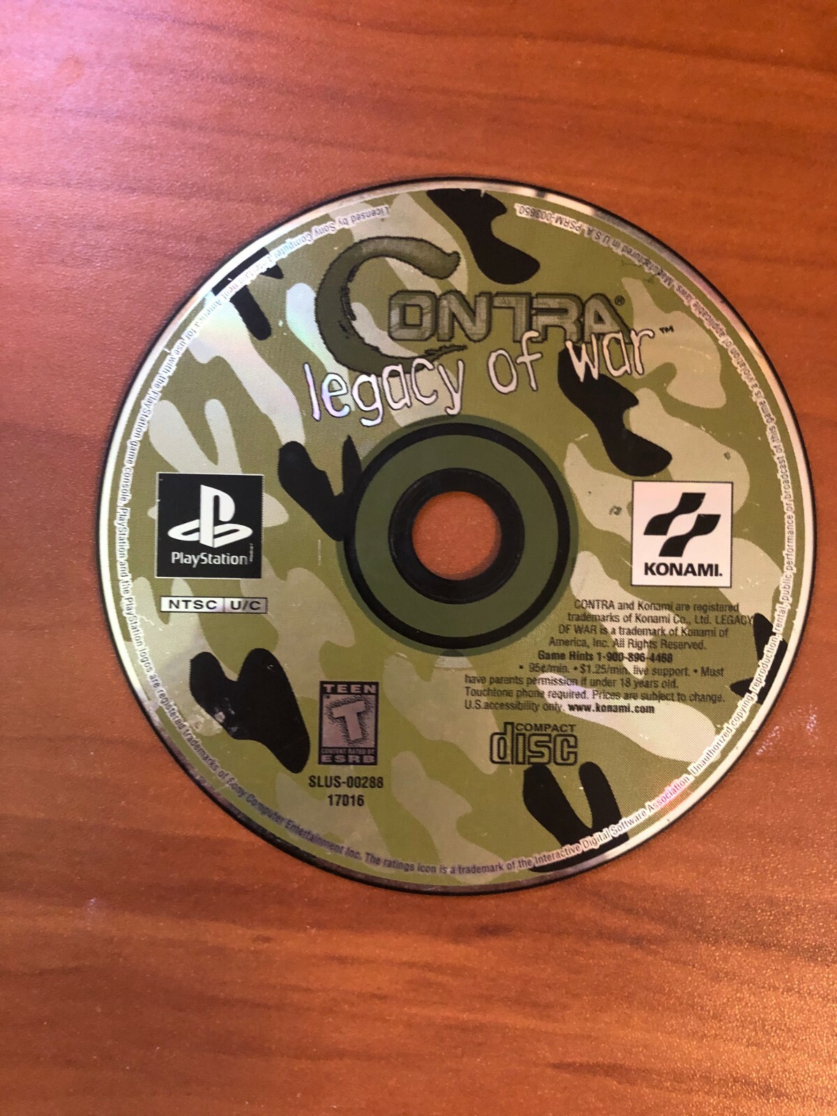 Contra Legacy Of War PS1 Playstation DISC ONLY | eBay