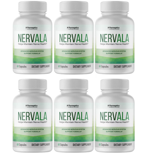 Nervala Nerve Pain Relief Neuropathy by Pharmagetics - 6 Bottles | eBay