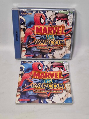 Sega Dreamcast Marvel Vs Capcom Clash Of Super Heroes with Record Fr Free Game | eBay
