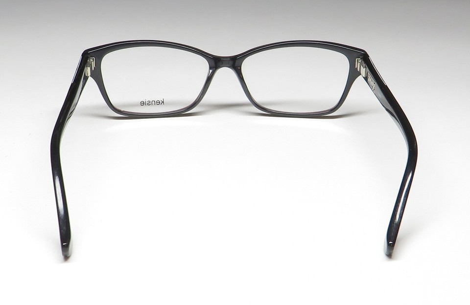 NEW KENSIE HAPPY EYEGLASS FRAME BLACK BK FULL-RIM WOMENS 50-14-130 ...