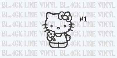 hello kitty full body 5"x4" sticker decal vinyl diecut many designs and ...
