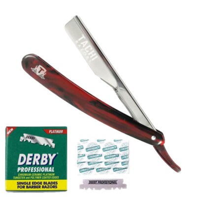 Navaja de afeitar barbero RASURADORA barbería para afeitar rasurar con ...