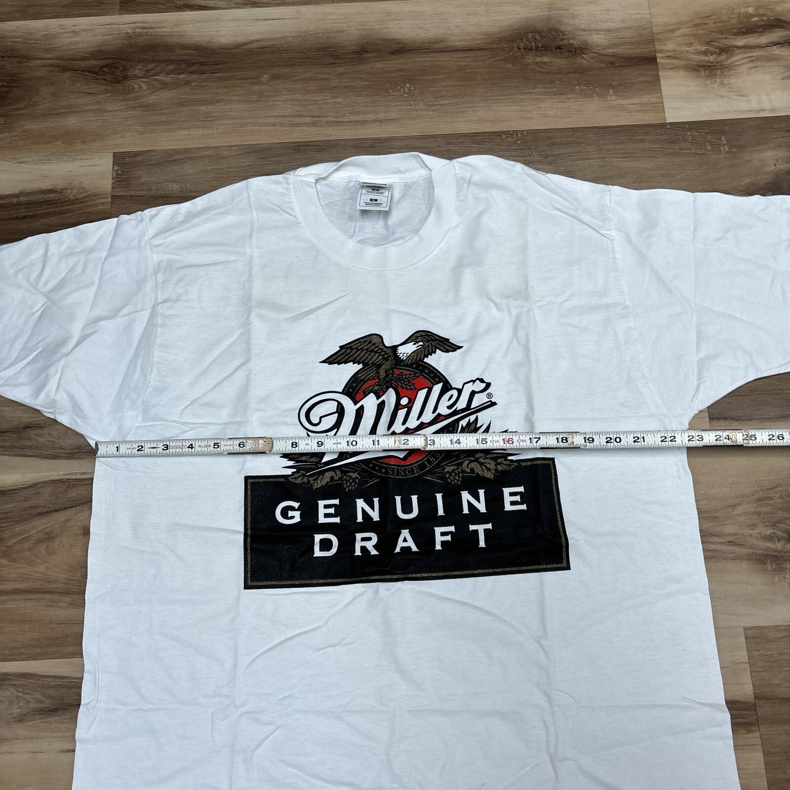 Vintage Miller Genuine Draft Shirt Mens XL White Fruit of the Loom ...