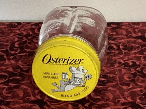 VTG 8 Oz Osterizer Glass Jar With Tin Lid | eBay