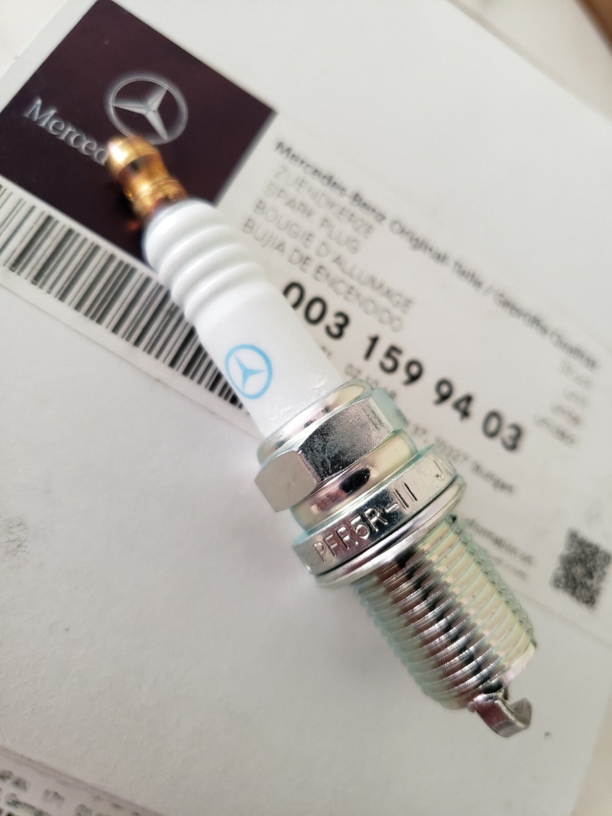 MERCEDES-BENZ A 003-159-94-03 SPARK PLUG, BOX 12 UNITS NGK | USA DEALER ...