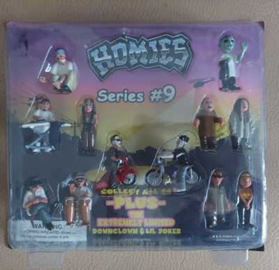 Homies Series 9 Original Blister Plus Extremely Limited DOWNCLOWN & LIL ...