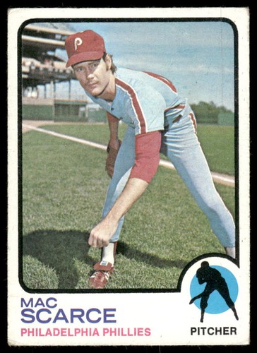 1973 Topps #6 Mac Scarce - VG | eBay