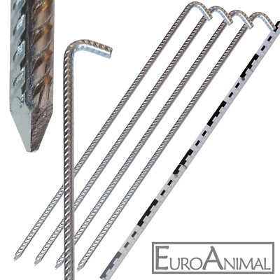 50cm ! GROSSER Erdnagel 10mm x 500mm Zelt-Nagel Hering Heringe Boden ...