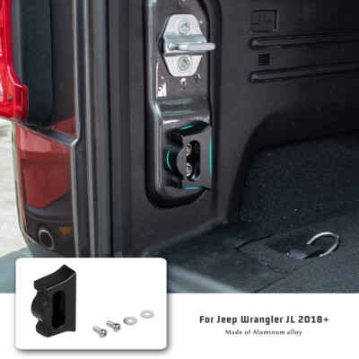 Rear Tailgate Latch Stopper Limiter Black for 2018+ Jeep Wrangler JL ...