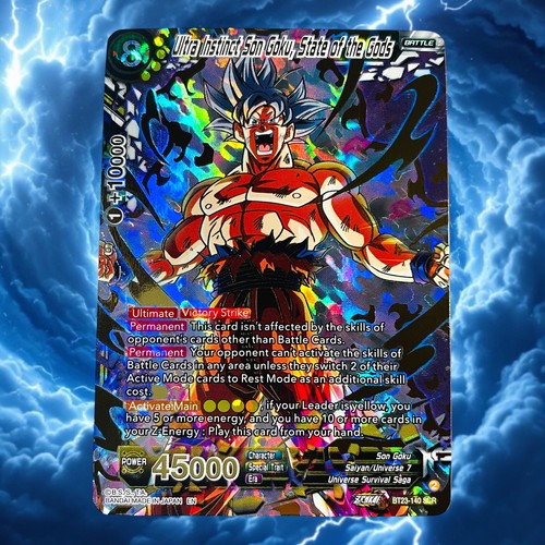 Ultra Instinct Son Goku State of the Gods BT23-140 SCR Dragon Ball ...