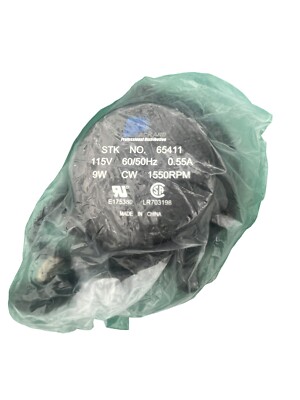 Packard 65411 9W Cast Iron Unit Bearing Motor 115V CW 1550RPM Shaded ...