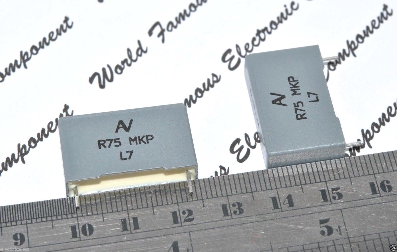 10pcs- ARCOTRONICS R75 MKP 0.43uF (0,43µF) 250V 5% PCM:22.5mm Radial ...