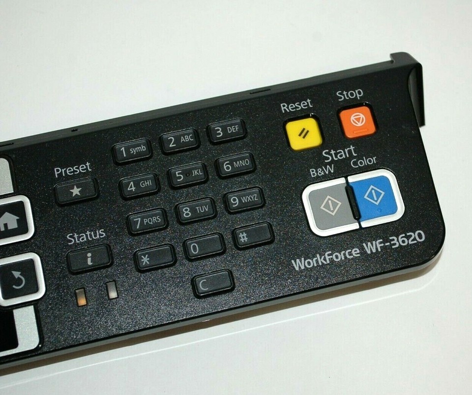 Epson Workforce WF-3620 Front Control Panel and Display Screen WF3620 ...