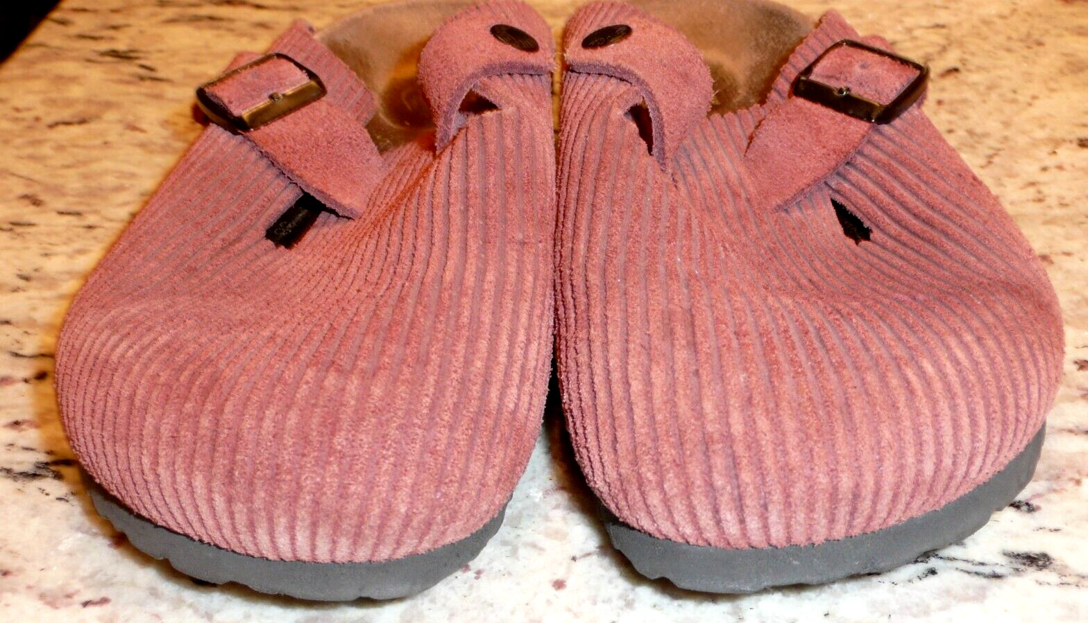 Birkenstock Boston 25th Anniversary Maroon Corduroy S… - Gem