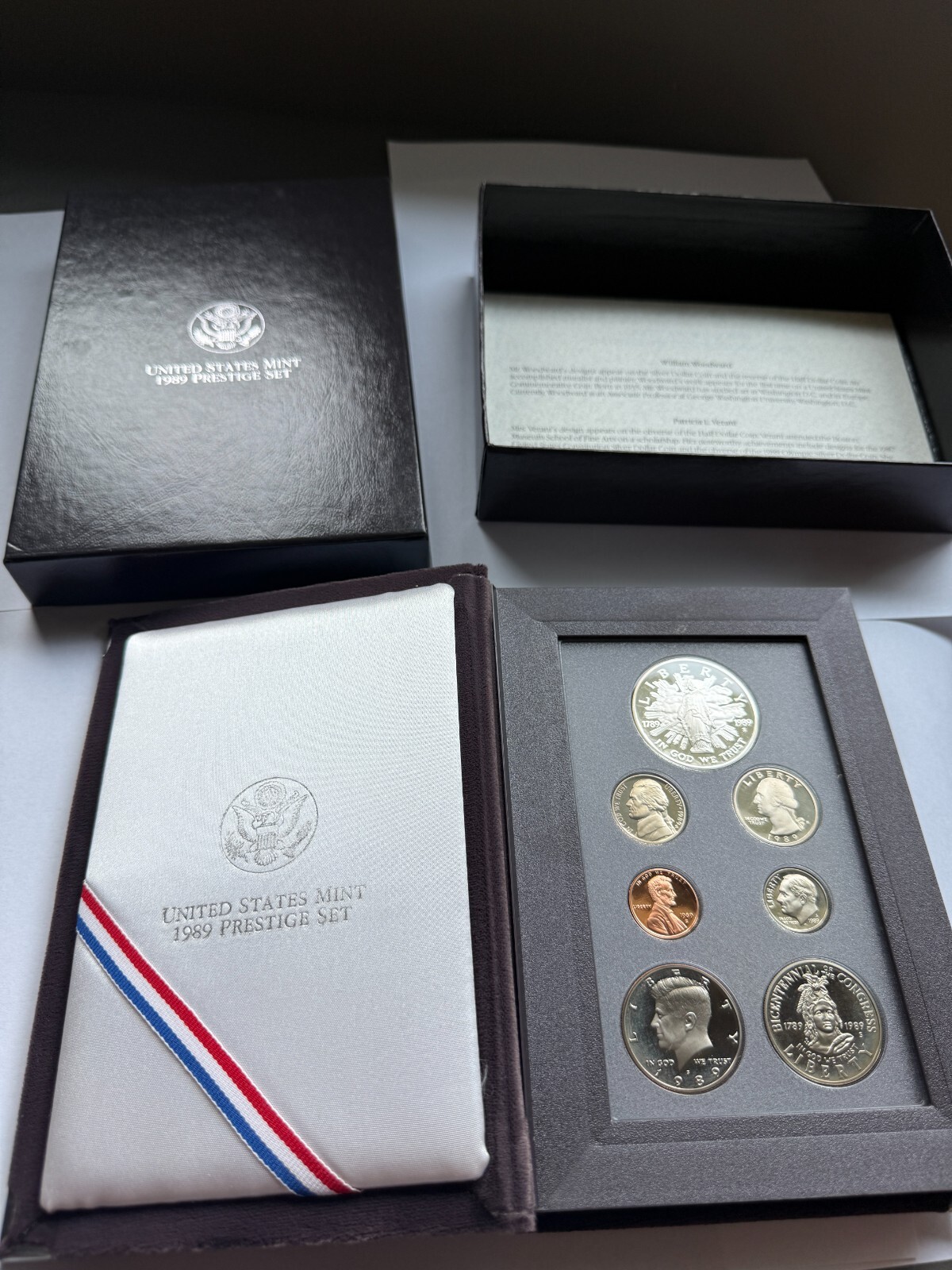 1989 PRESTIGE Proof Set. U.S. Mint Made. Complete & Original. With Box ...