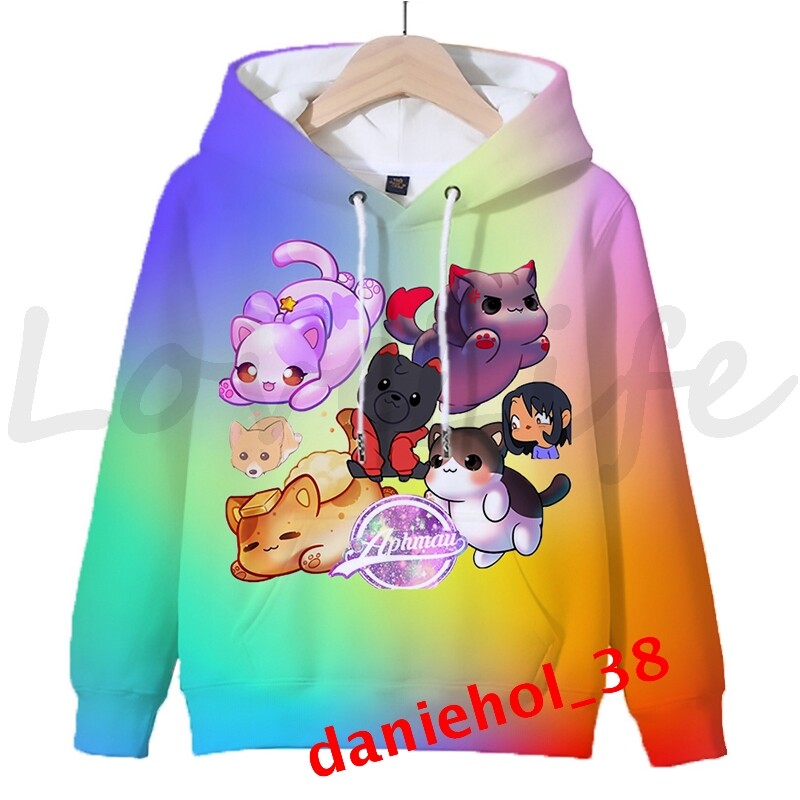 Girls Aphmau Merch 3D Hooded Hoodies Sweatshirt Pullover Coat Jumper ...