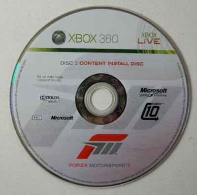 Forza Motorsport 3 Disc 2/2 Xbox 360 | eBay